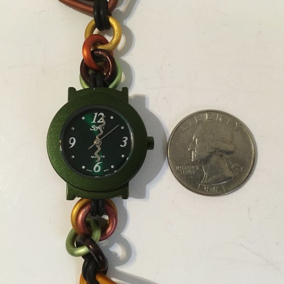 Hand Crafted | Accessories | Forest Green Watch Round Faced Handcrafted ...